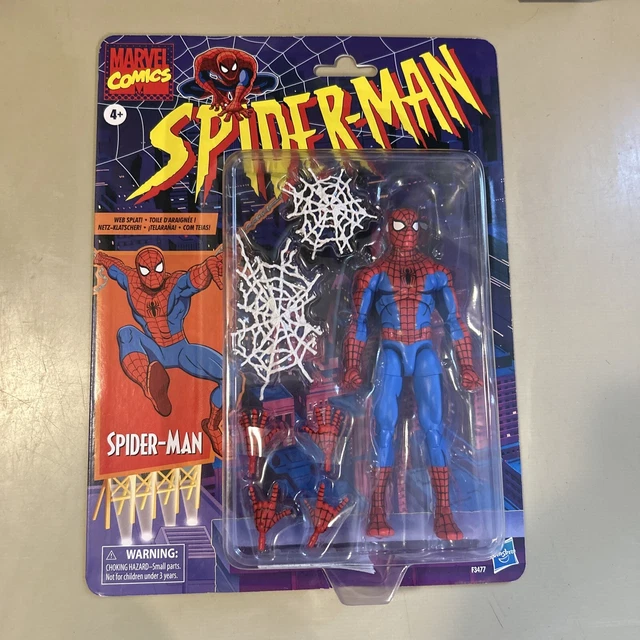 MARVEL LEGENDS CEL Shaded Spider-Man Retro Wave 6” Figure Hasbro Bnib ...