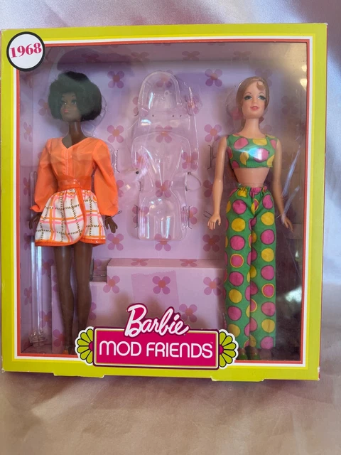 BARBIE MOD FRIENDS 1968 Reproduction Gift Set 2018 £132.00 - PicClick UK