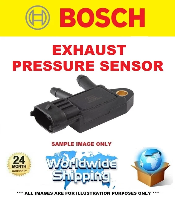 BOSCH EXHAUST PRESSURE SENSOR for FORD TRANSIT CONNECT 1.8 TDCi 2006 ...