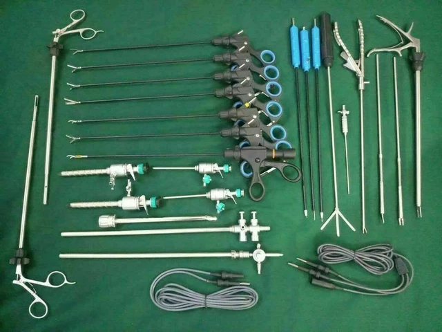 ADDLER LAPAROSCOPIC UROLOGY Medical Complete Training Instruments Set ...