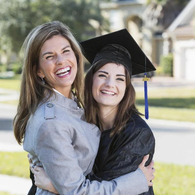 GRADUATION HIGH QUALITY Black Hat Mortar Board Cap School College ...