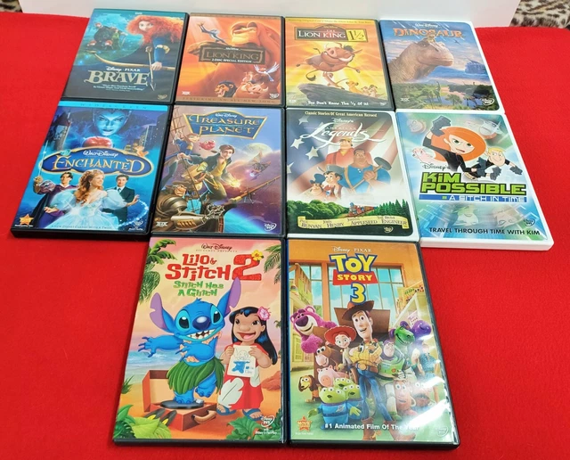 10 MOVIE BUNDLE DVD Disney Lot Animation Family Kids Children Tested ...