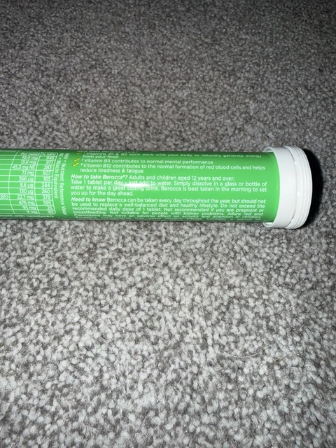 BEROCCA ENERGY VITAMIN C Supplement Mixed Berries Flavour (Pack Of 2) £ ...