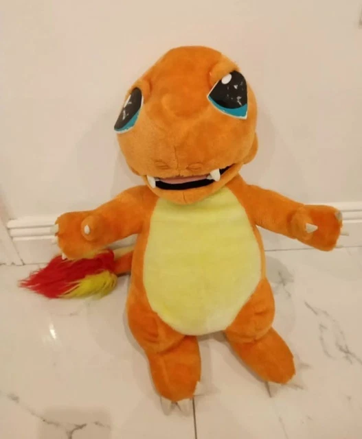 CHARMANDER POKEMON PLUSH Vintage Soft Toy 21" Tall Play By Play ...