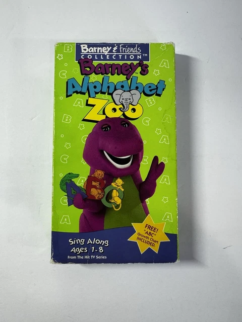 BARNEY AND FRIENDS Collection Barneys Alphabet Zoo VHS 1994 Kids Movie ...