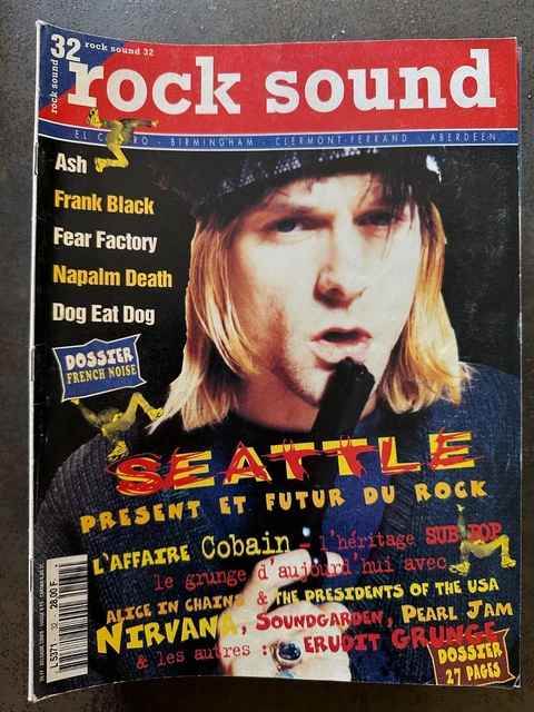 MAGAZINE ROCK SOUND 32, Kurt Cobain, Alice in Chains, Fear Factory ...