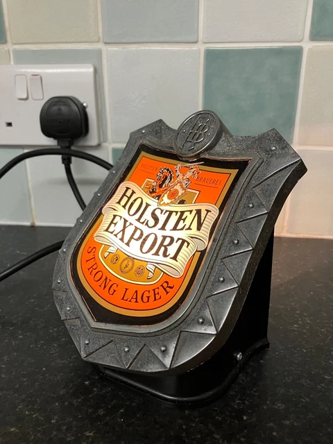 VINTAGE CARLSBERG LAGER Glass Pump Font/Light. Fitted With Led Bulb ...