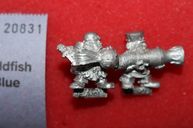GAMES WORKSHOP WARHAMMER Dwarf Fire Thrower Citadel Dwarves 1988 Cannon ...