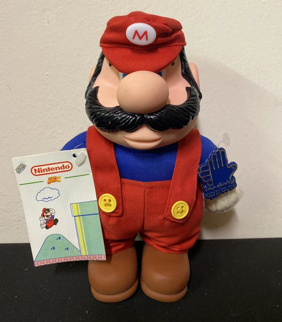 VINTAGE 1989 SUPER Mario Bros Applause 7” Plush Vinyl Figure Nintendo ...