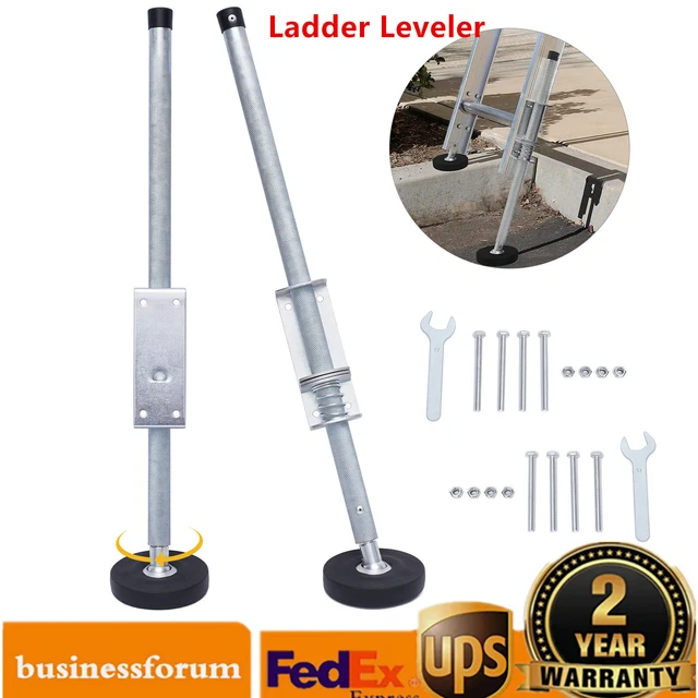 PAIR LADDER LEVELER for Extension Ladders Stabilizer Leg Leveling Tool ...