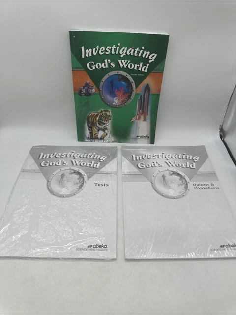 ABEKA INVESTIGATING GOD’S World Student Text, Quiz/Tests 5th Grade ...