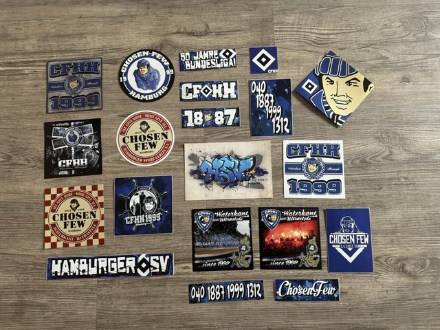 20 CFHH HAMBURG Sticker Aufkleber von Chosen Few Ultras HSV ...