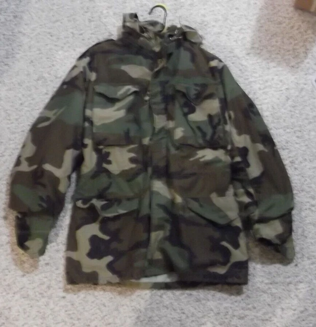 US ARMY M65 Combat Field Jacket Mens Military Tactical , Camo , Size ...