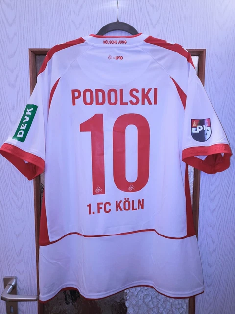 1. FC KÖLN Sonder - Trikot Lukas Podolski Abschied Gr. XXXL in Original ...