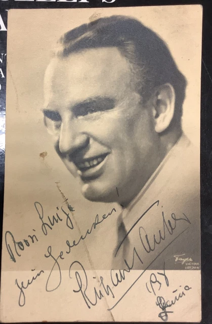 FOTO ORIGINALE CON Dedica Autografa Del Tenore Richard Tauber EUR 70,00 ...