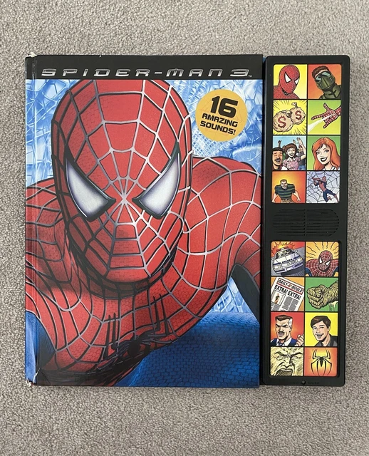 SPIDER-MAN 3 PLAY A Sound Storybook Kids Book 2007 Tobey Maguire Venom ...