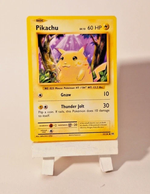 ORIGINAL POKEMON PIKACHU | 2016 Evolution | Karte 35/108 | Englisch ...