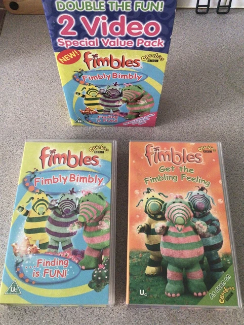 FIMBLES VHS SPECIAL Value Pack 2003 Fimbly Bimbly & Fimbling Feeling ...