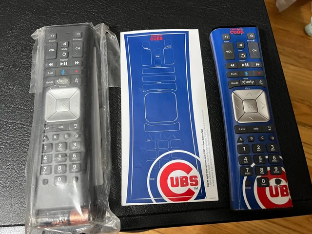 NEW COMCAST/XFINITY SKIN/STICKER FOR X1 XR11 VOICE REMOTE-Chicago Cubs ...