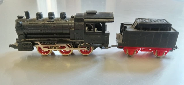 LIMA EXPRESS BLACK Steam Locomotive with Tender Fs 4640 Train Black ...
