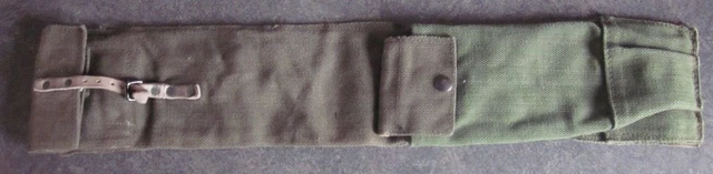 BRITISH ARMY WEBBING Case Carrying Radio Antenna Rods type No 5 ZA ...