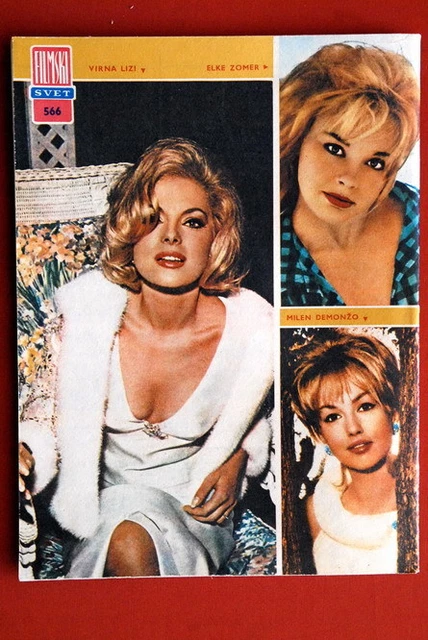 VIRNA LISI ELKE Sommer Mylene Demongeot On Sexy Back Cover 1965 Rare Vintage Exy £7.00 - PicClick UK