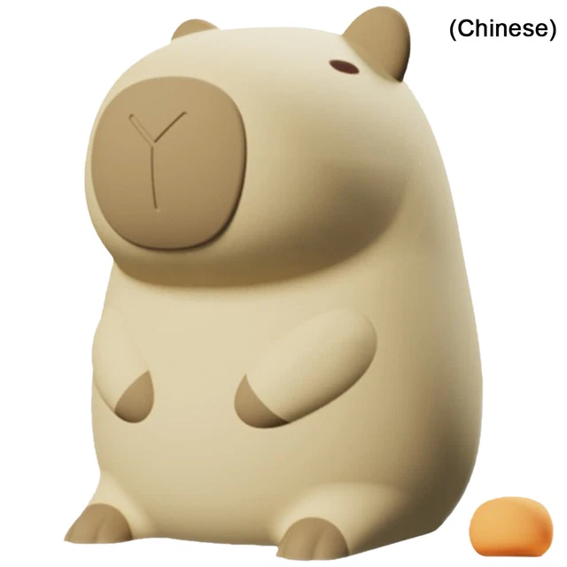 CAPYBARA NIGHT LIGHT Rechargeable Silicone LED Lights for Living Room ...
