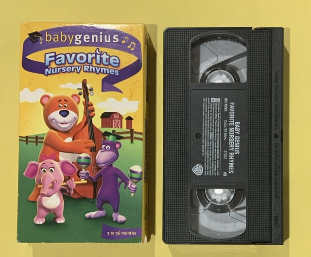 BABY GENIUS FAVORITE Nursery Rhymes Rare VHS Tape Tested £22.90 ...