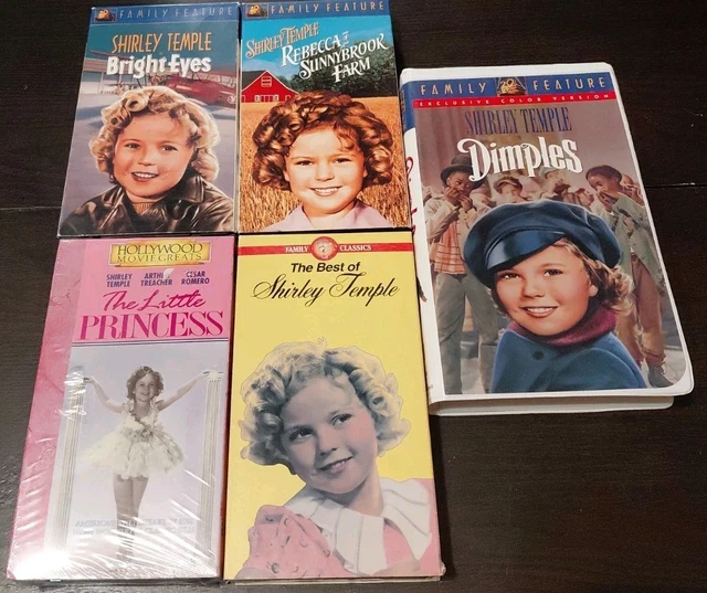 SHIRLEY TEMPLE VHS Movie Collection Lot of 5 - *One Is Sealed* £13.40 ...