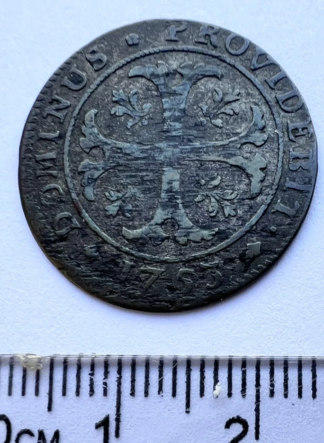 PIÈCE 1/2 BATZEN Suisse 🇨🇭 1753 Berne Billon REF92643 EUR 13,00 ...