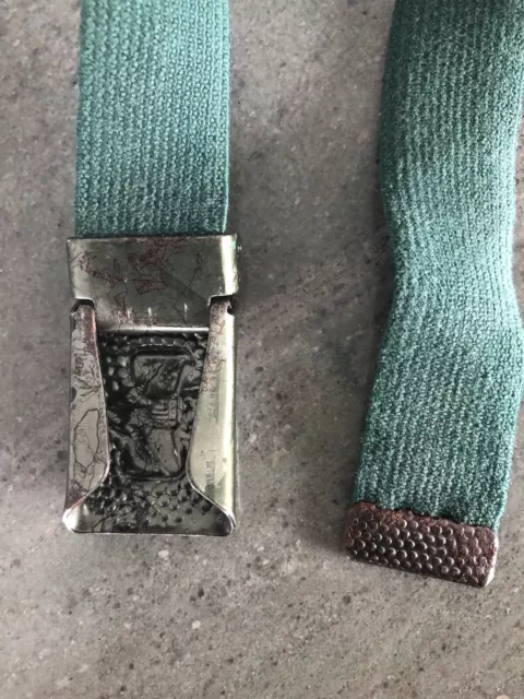Vintage 1950 1960s Authentic Girl Scouts Green Uniform Belt £8 29