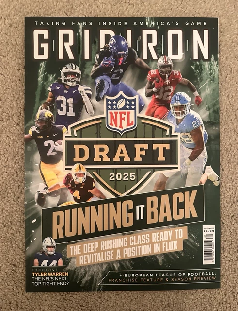 GRIDIRON MAGAZINE UK Issue 86 Summer 2025 NFL Draft Preview 2025 £20.48 ...