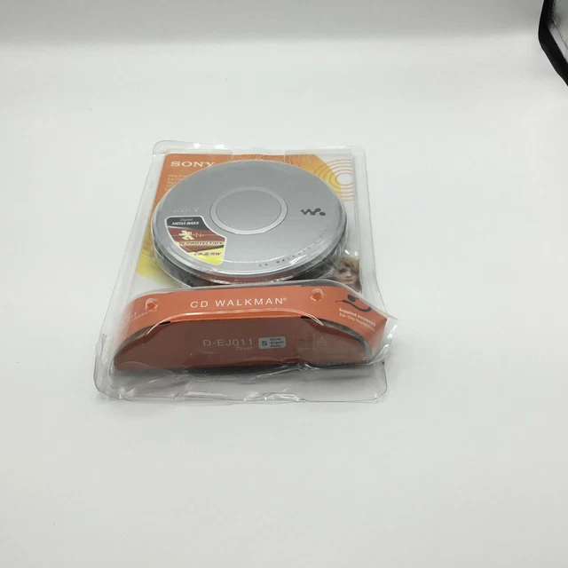 SONY PORTABLE WALKMAN CD Player - Silver - VGC (D-EJ011/SC) £129.99 - PicClick UK