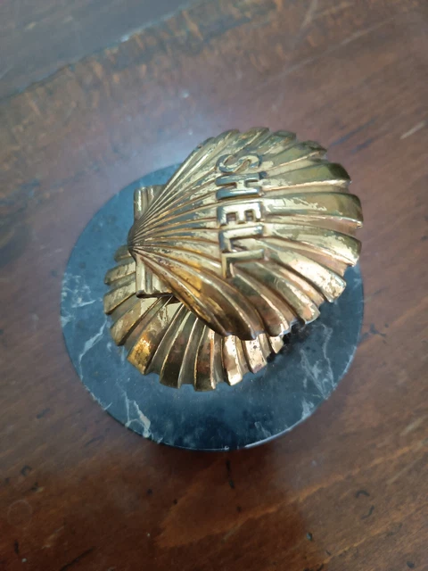 SHELL OIL TROPHY, Bibendum, PETROLIO,Genuine,1930, Car Mascot ...