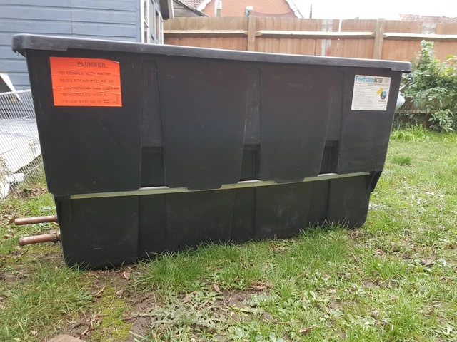 FERHAM COLD WATER storage tank BCT50 with lid FRL50 and insulated ...