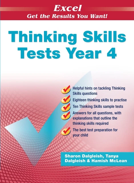 EXCEL TEST SKILLS - ( OC) Thinking Skills Tests Year 4 2023 New Edition ...