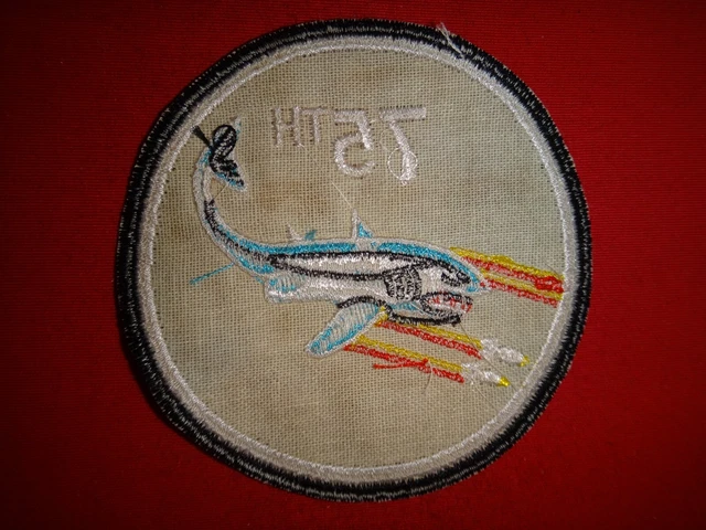 USAF AIR FORCE 75th FIGHTER INTERCEPTOR Squadron TIGER SHARK Patch $15. ...