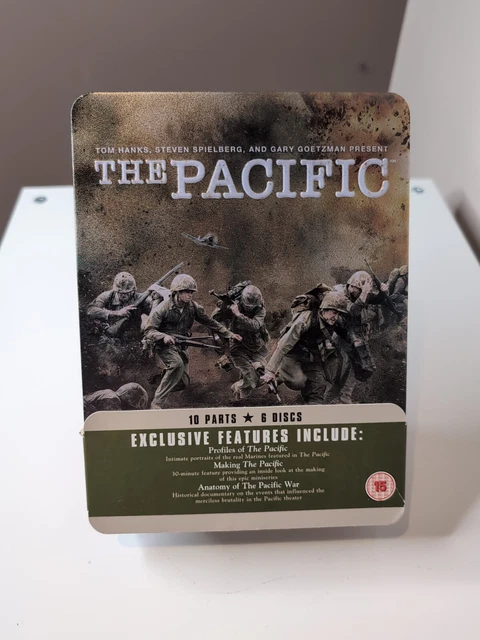 THE PACIFIC THE Complete Series DVD 6-Disc Box Set Steel Tin Case HBO ...