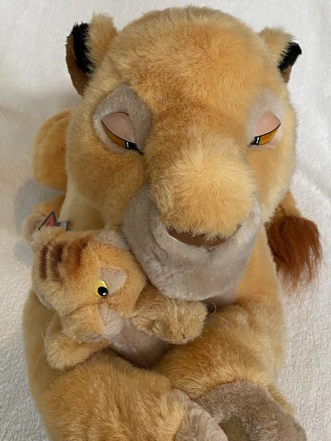 VTG WITH TAG Disney Lion King Plush Stuffed Toy 21 in Sarabi & baby ...