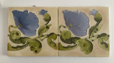 JUGENDSTIL FLIESE KACHEL tegel tile tuile carreaux antik alt Art Nouveau EUR 120,00 - PicClick DE