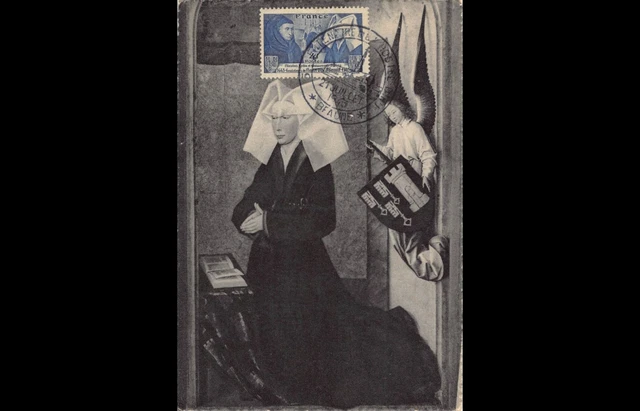 CARTE MAXIMUM - n° 583 Nicolas Rolin et Guigone de Salins EUR 25,00 ...