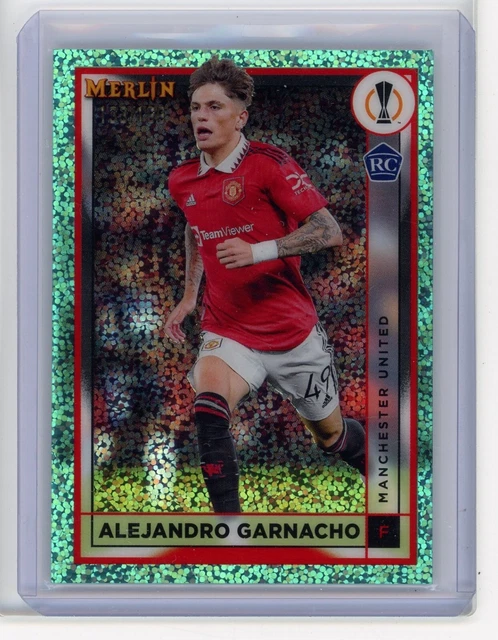 2023 TOPPS MERLIN Alejandro Garnacho Aqua Speckle RC #/199 EUR 0,91 ...