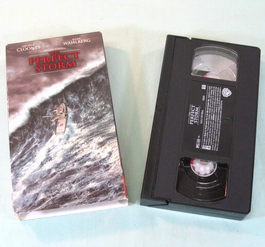 THE PERFECT STORM VHS Warner Bros Clooney Wahlberg Lane Petersen 2000 £ ...