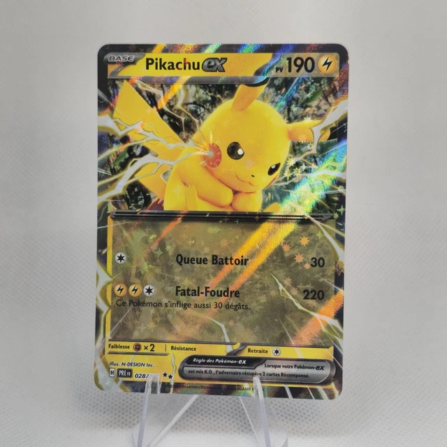 CARTE POKÉMON PIKACHU Ex 028/131 Set Evolutions Prismatiques EUR 13,00 - PicClick FR