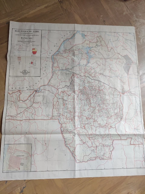 CARTE ROUTIÈRE ET administrative du Bandundu EUR 8,10 - PicClick FR