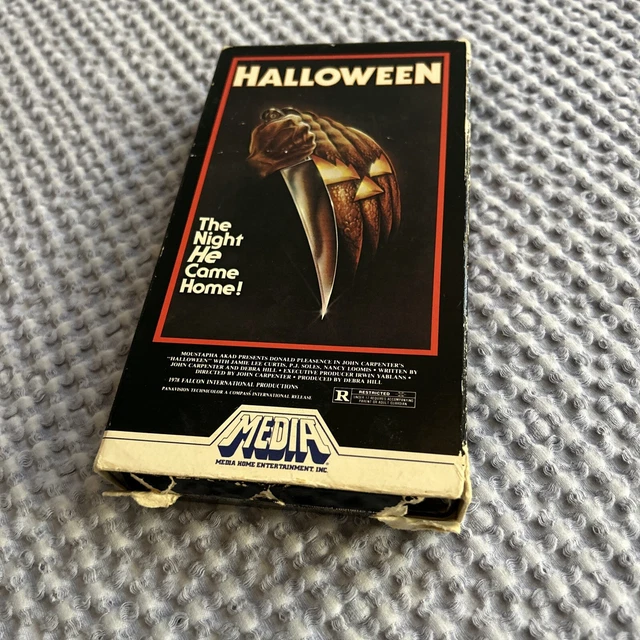 HALLOWEEN 1 ORIGINAL (VHS, 1981/1985) 1978 Classic Horror Media Double ...