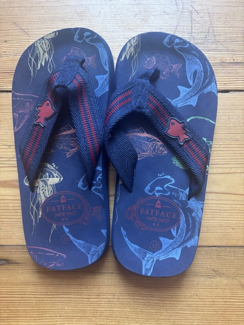 FAT FACE BOYS Flip Flop Sandals Size UK 13 £1.75 - PicClick UK