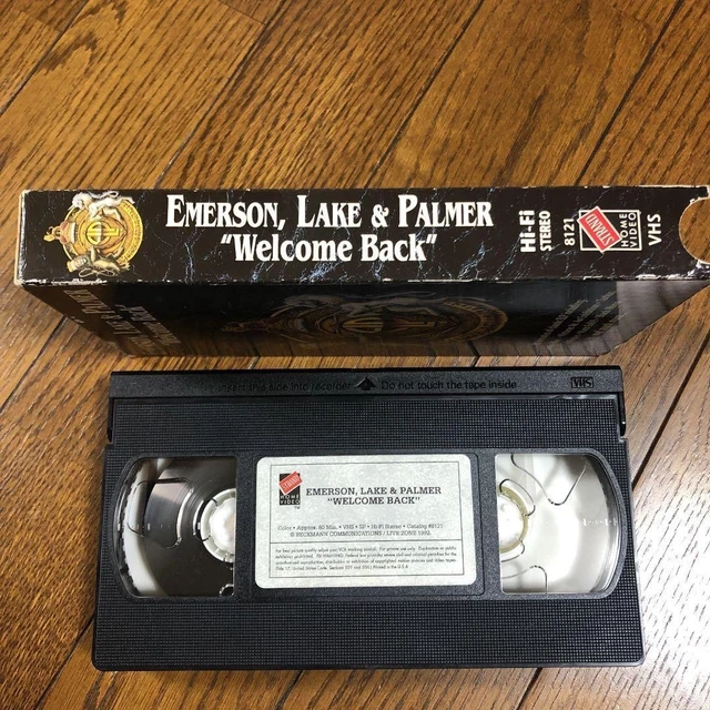 EMERSON, LAKE & Palmer Live at Royal Albert Hall VHS Hi-Fi Stereo Used ...