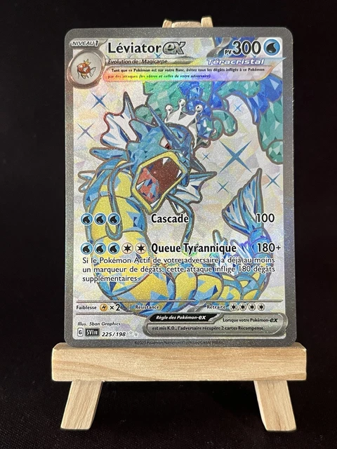 CARTE POKÉMON LÉVIATOR ex 225/198 EV01 Écarlate et Violet FR Neuf EUR ...
