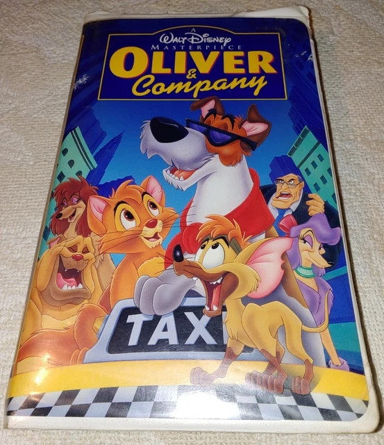 OLIVER AND COMPANY (VHS 1988 Clamshell) Joey Lawrence, Billy Joel ...